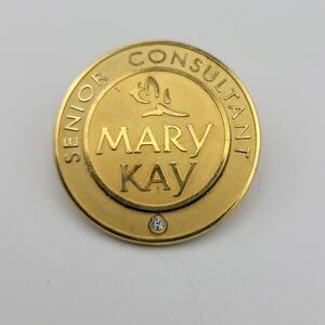 Jewelry | Vintage Gold Tone Mary Kay Lapel Pin | Poshmark